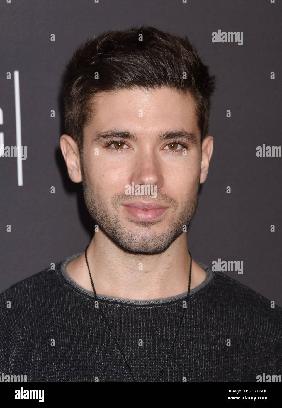 Kristos Andrews attending the premiere of The Layover in Los Angeles ...