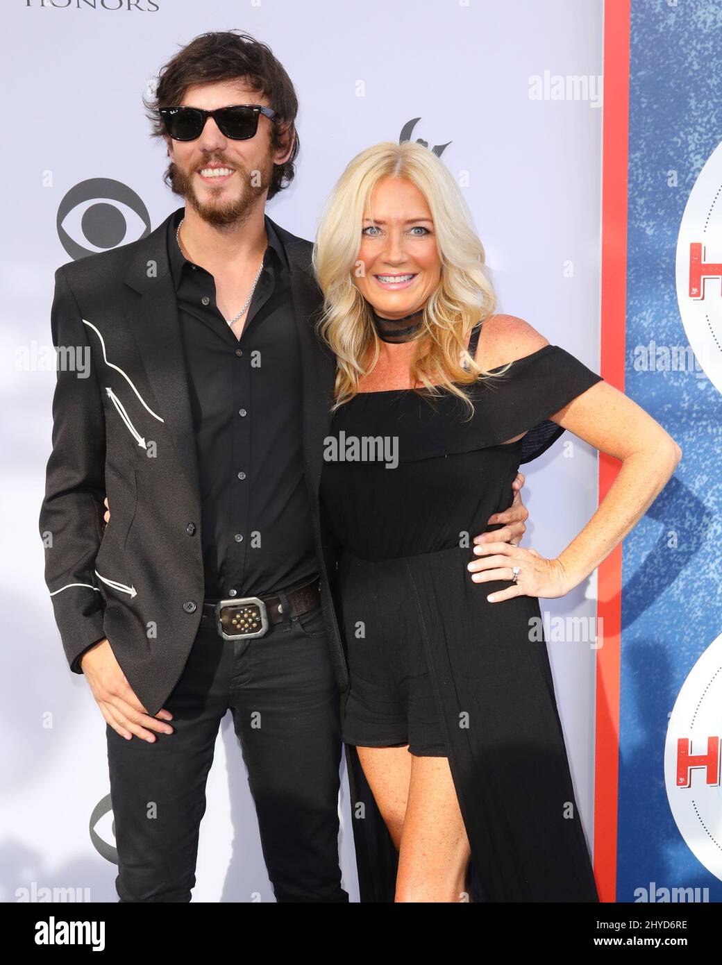 Chris Janson,Kelly Lynn attending the 11th Annual ACM Music Awards ...