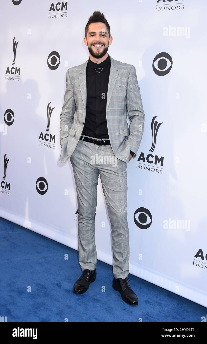 Thomas Rhett attending the 11th Annual ACM Music Awards, held at the ...