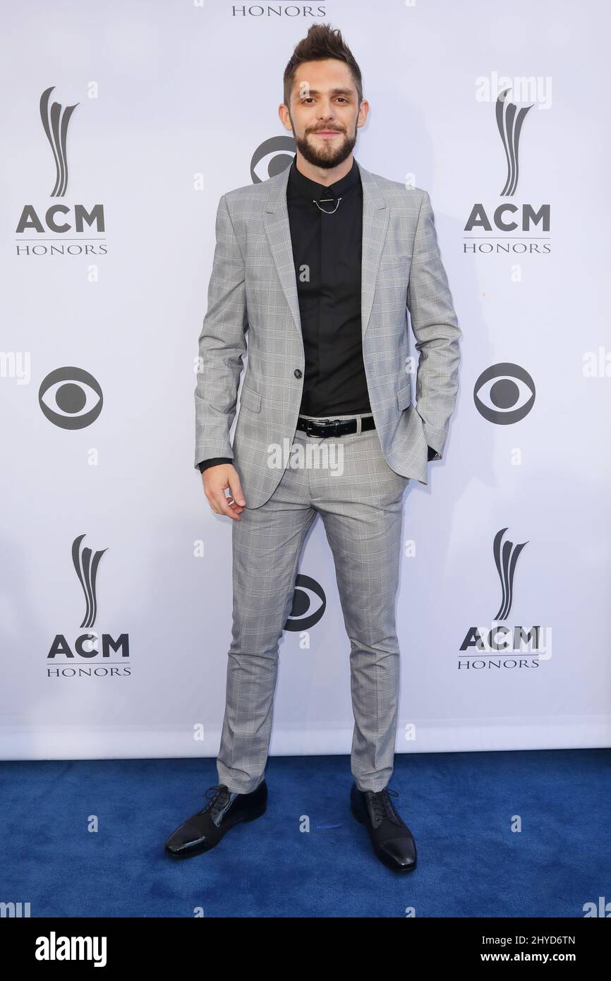 Thomas Rhett attending the 11th Annual ACM Music Awards, held at the ...