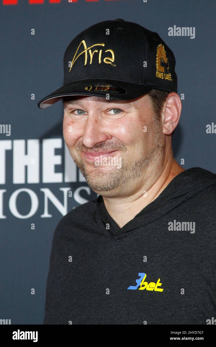 Phil Hellmuth arriving for Showtime's Mayweather vs. McGregor Pre-Event ...