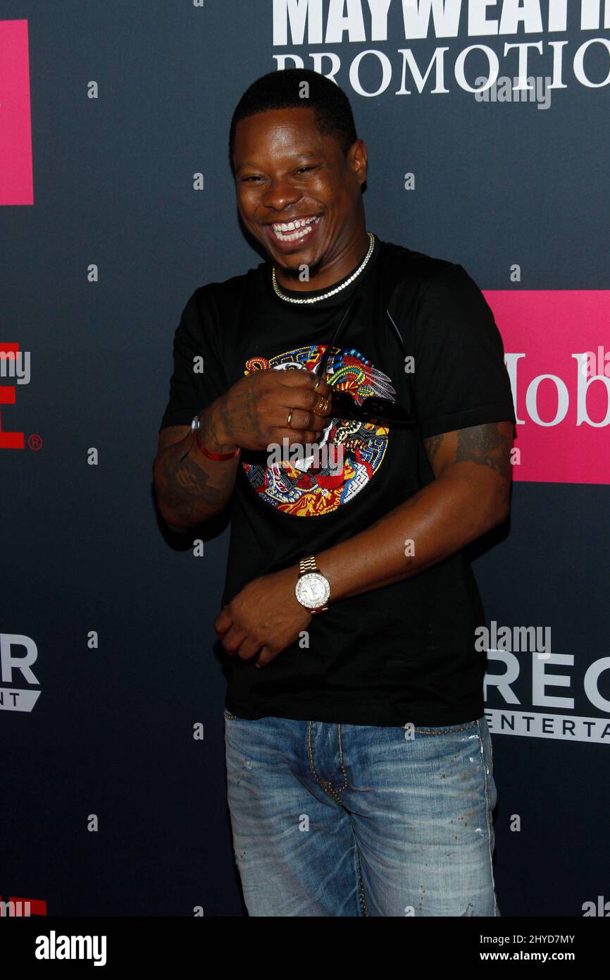 Jason Mitchell arriving for Showtime's Mayweather vs. McGregor Pre ...