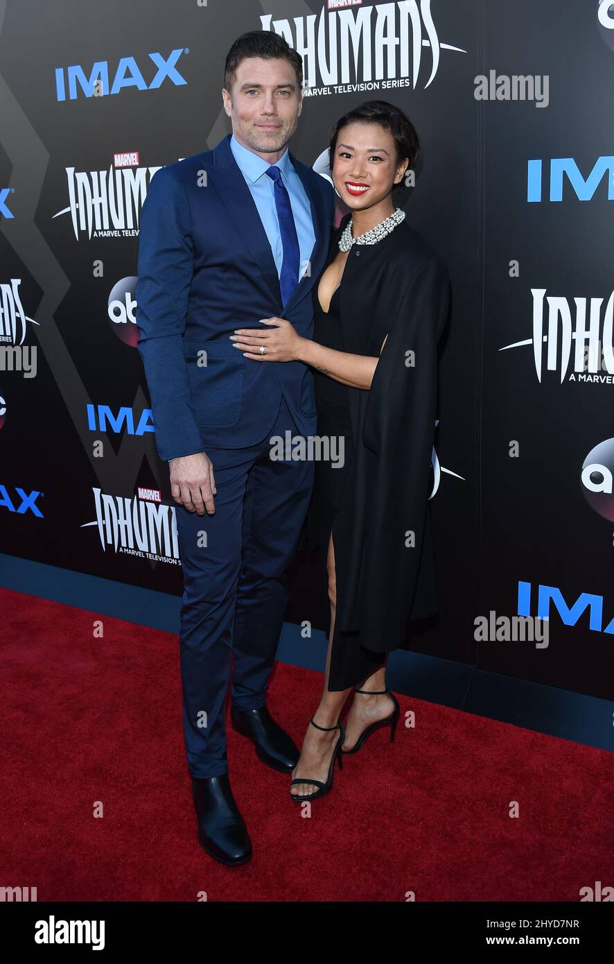 Anson Mount and Darah Trang attends the Marvel's Inhumans - The First ...