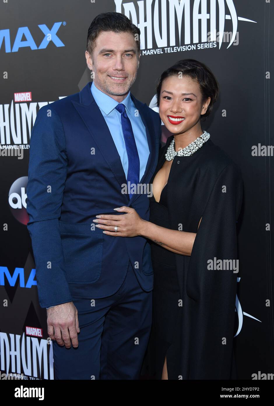 Anson Mount and Darah Trang attends the Marvel's Inhumans - The First ...