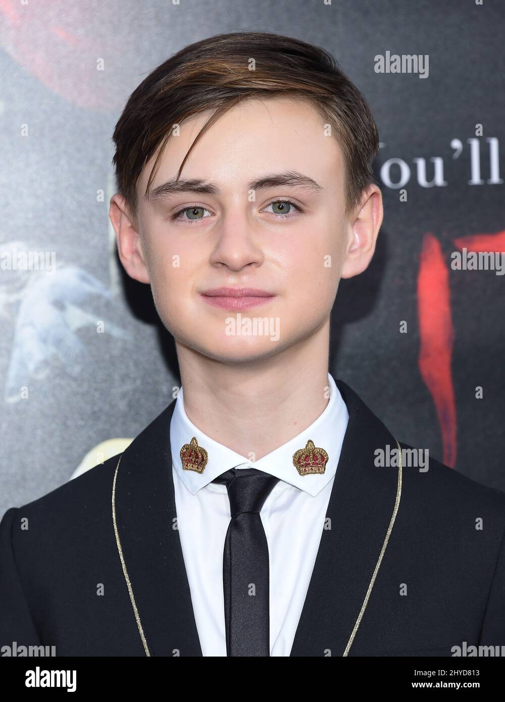 Jaeden Lieberher attending the It world premiere held at the TCL ...