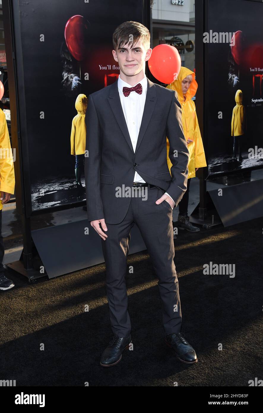 Logan Thompson attending the It world premiere held at the TCL Chinese ...