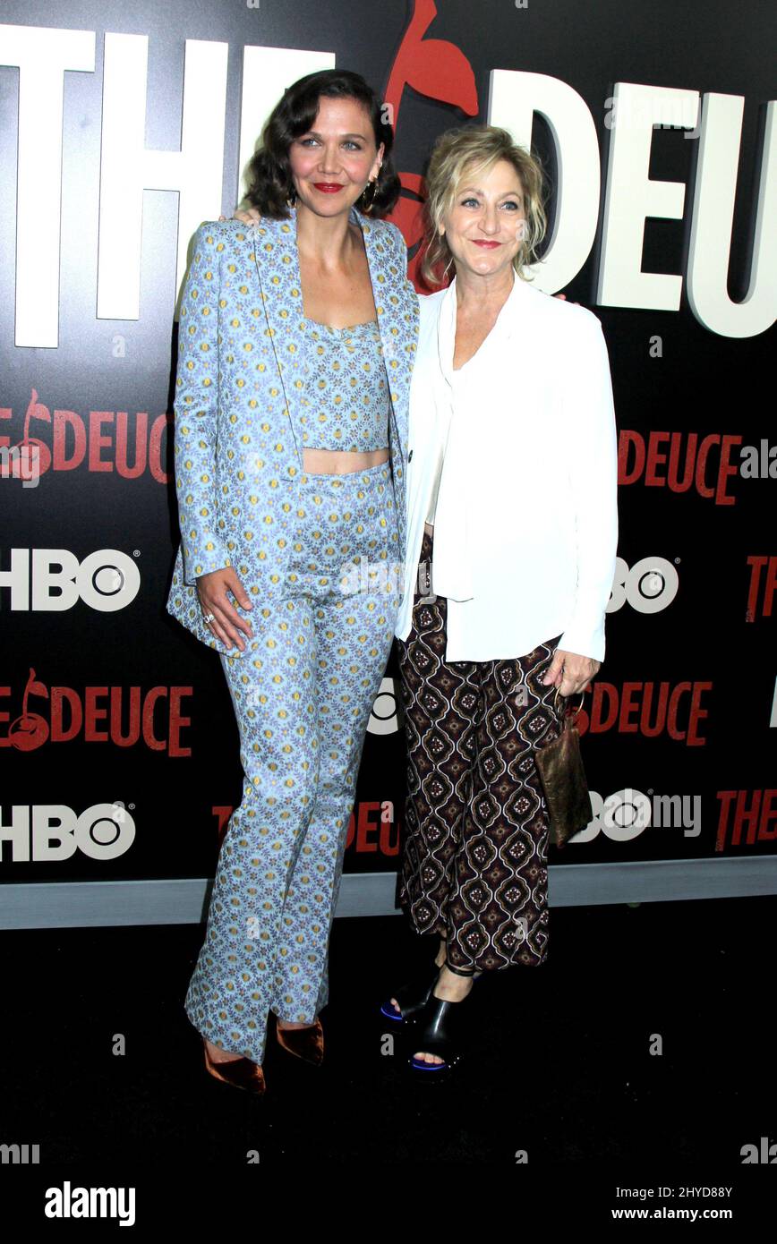 Maggie Gyllenhaal & Edie Falco attending 'The Deuce' premiere held at ...