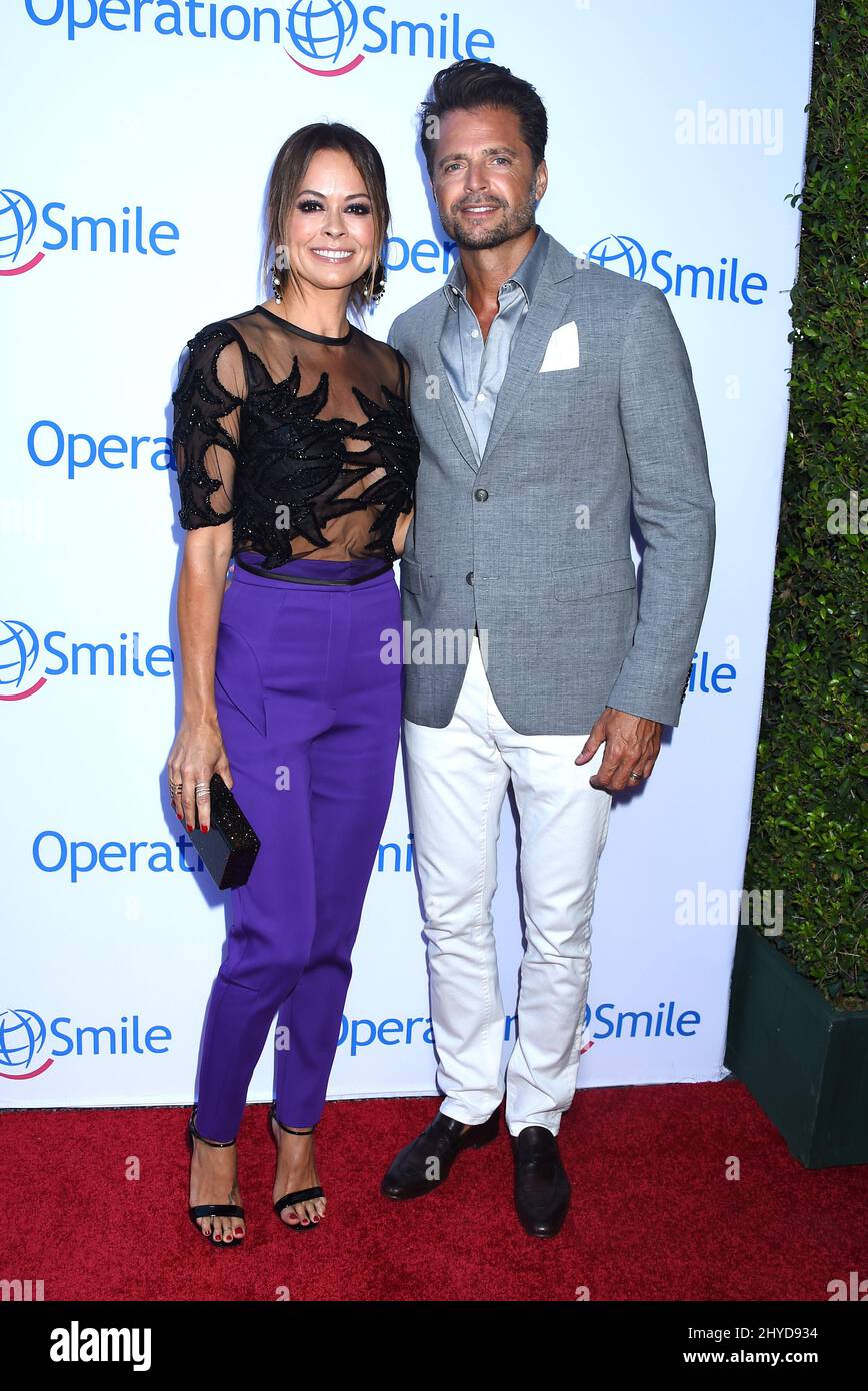Brooke Burke-Charvet and David Charvet attending the Operation Smile ...