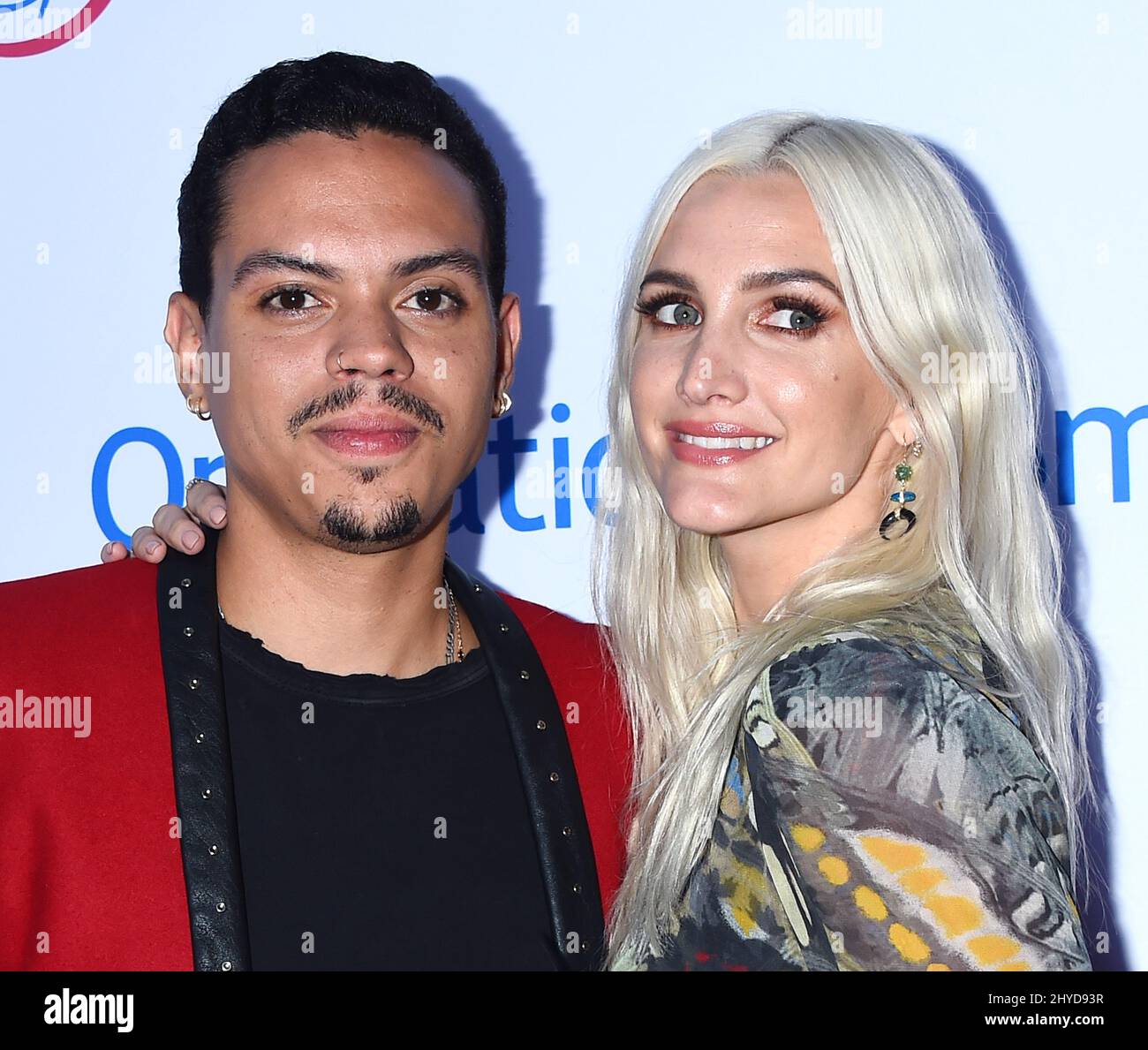 Evan Ross and Ashlee Simpson Ross attending the Operation Smile Gala in ...