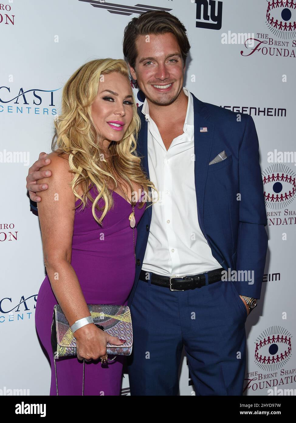 Adrienne Maloof and Jacob Busch attending the Brent Shapiro Foundation ...