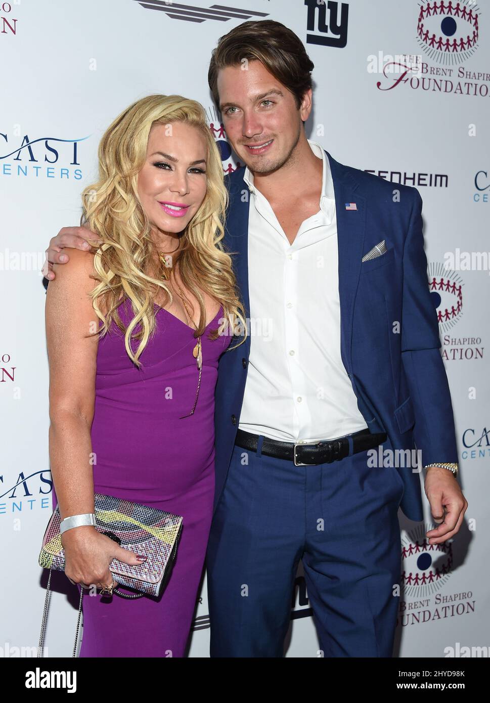 Adrienne Maloof and Jacob Busch attending the Brent Shapiro Foundation ...