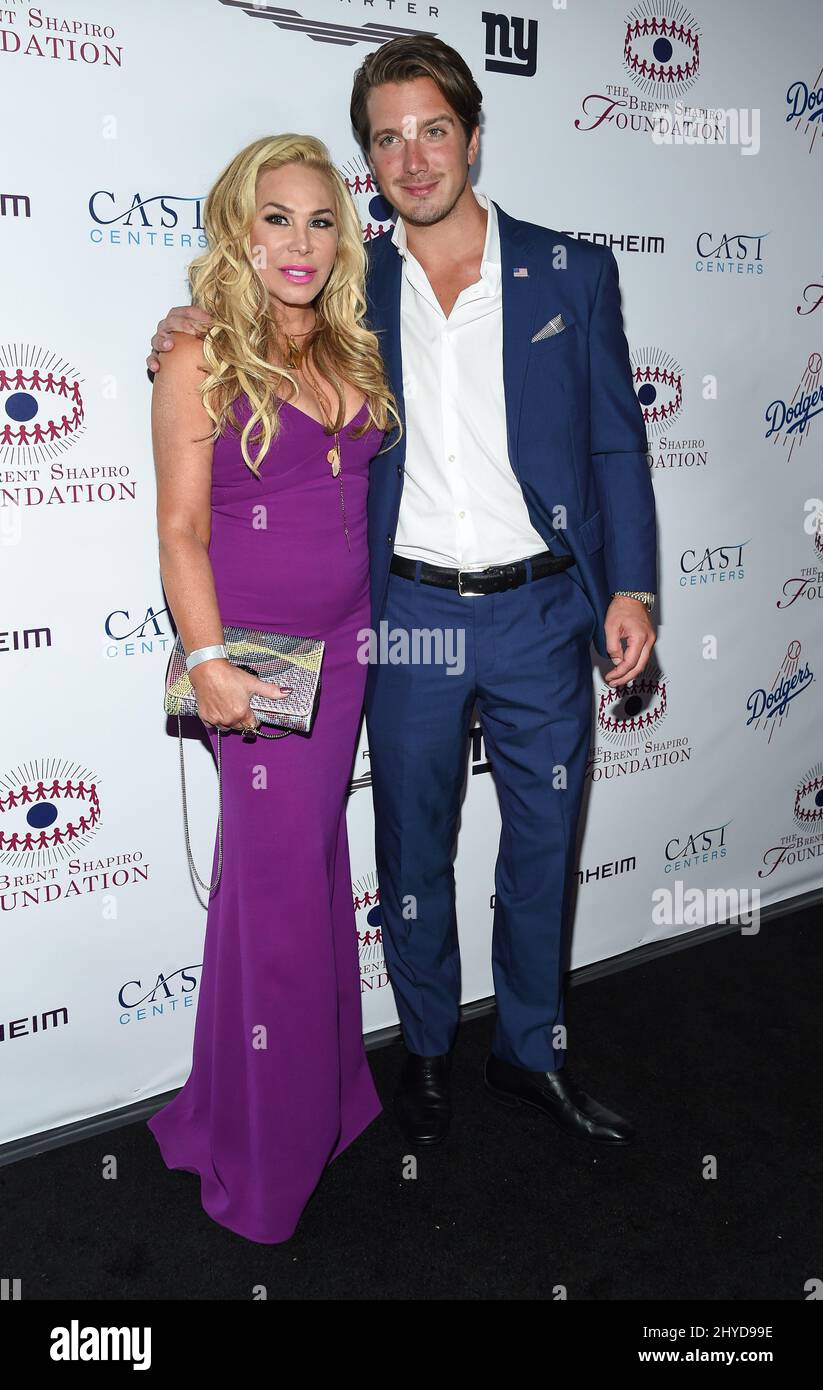 Adrienne Maloof and Jacob Busch attending the Brent Shapiro Foundation ...