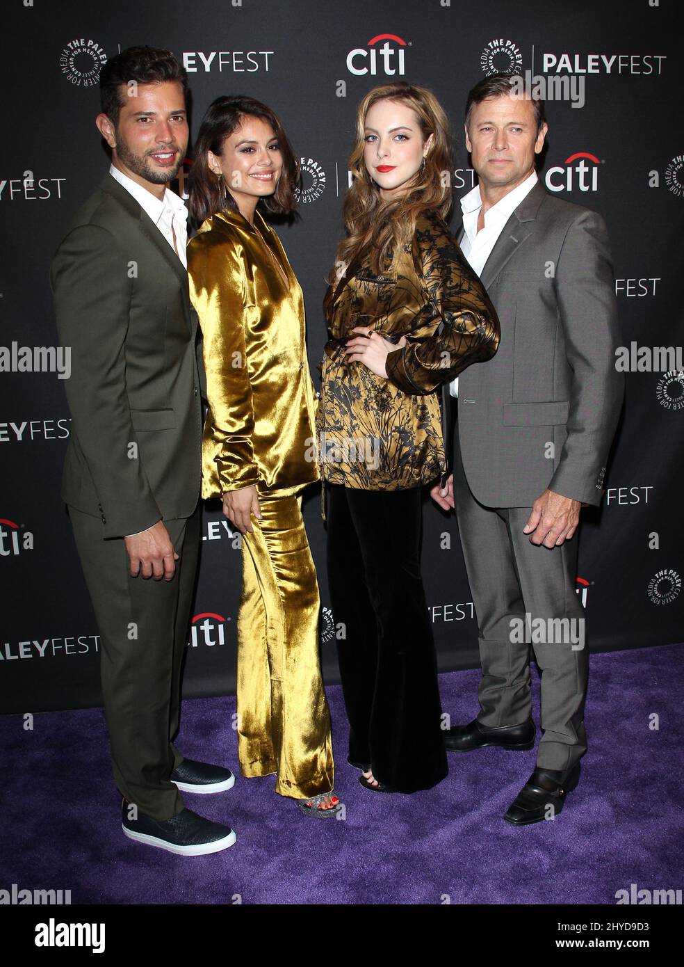 Rafael De La Fuente, Nathalie Kelley, Elizabeth Gillies and Grant Show ...