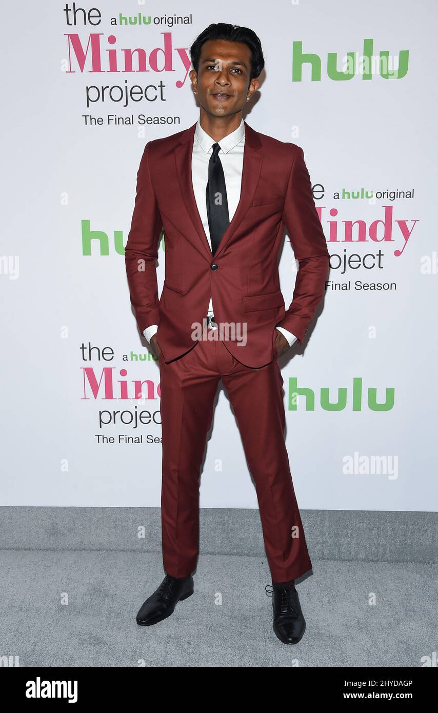 Utkarsh Ambudkar arriving for the'The Mindy Project' Final Season ...