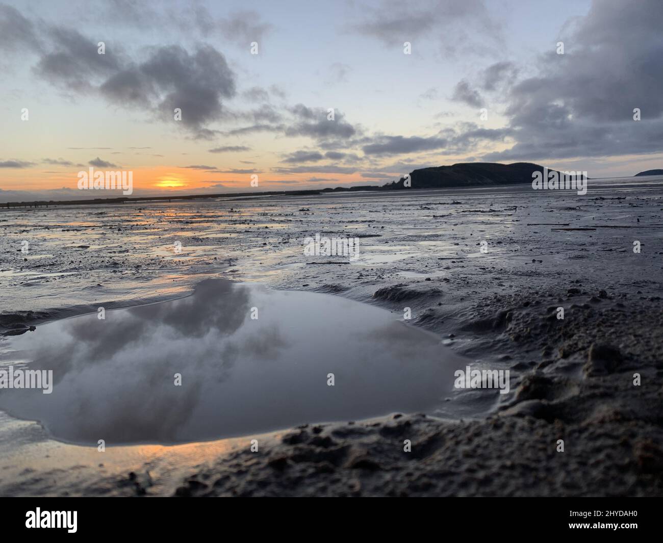 Puddle beach hi-res stock photography and images - Alamy