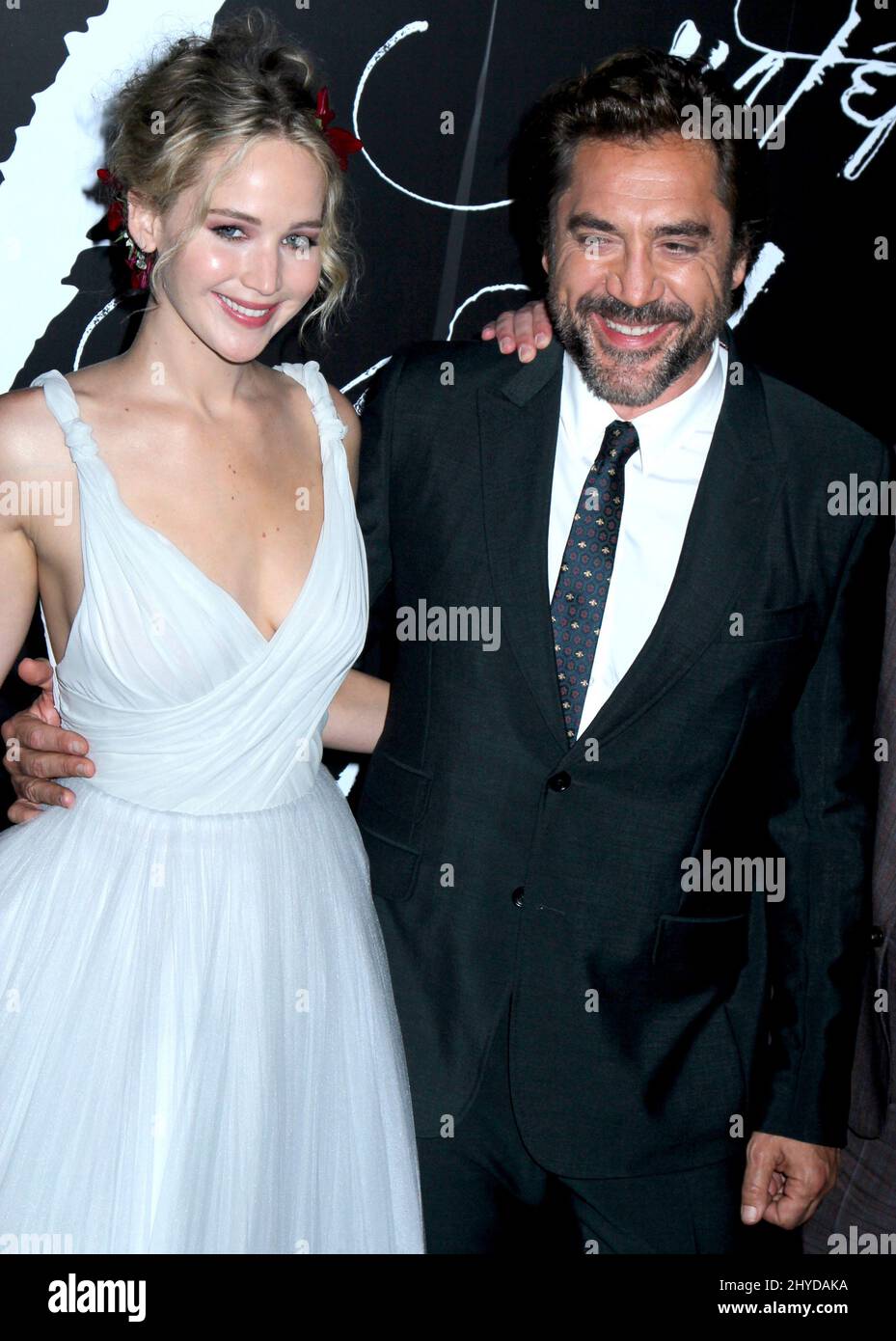 Jennifer Lawrence & Javier Bardem attends the Mother! premiere held at ...