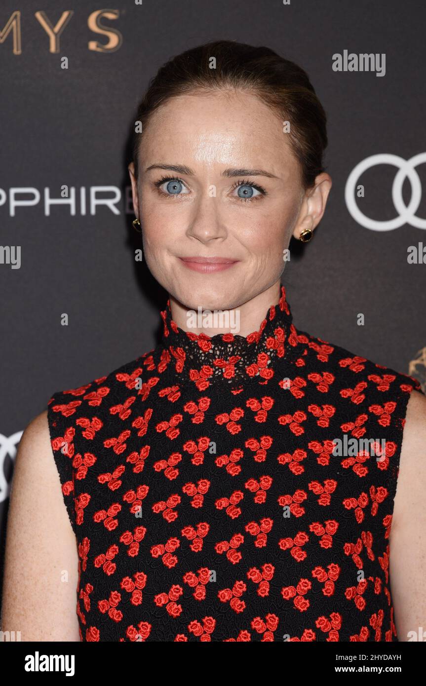 Alexis Bledel attending the 69th Emmy Awards Nominated Performers ...