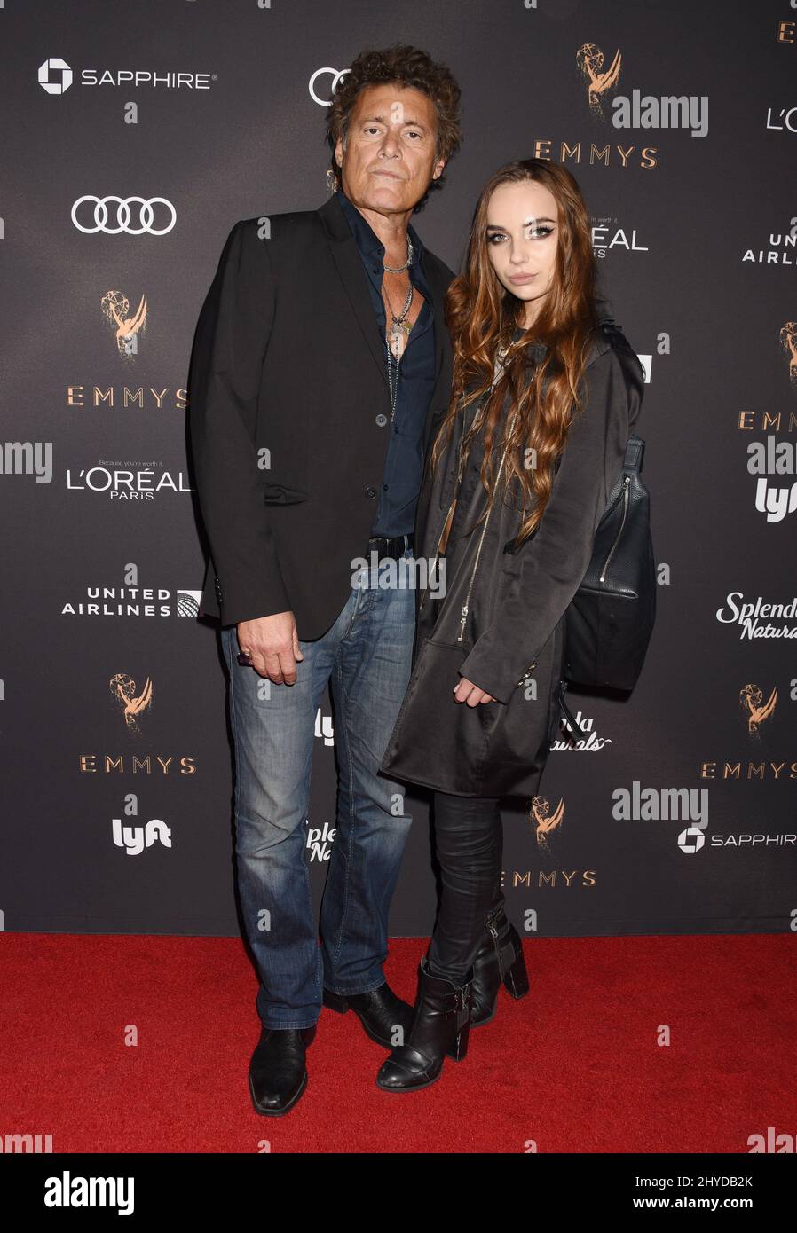 Steven Bauer and Lyda Loudon attending the 69th Emmy Awards Nominated ...