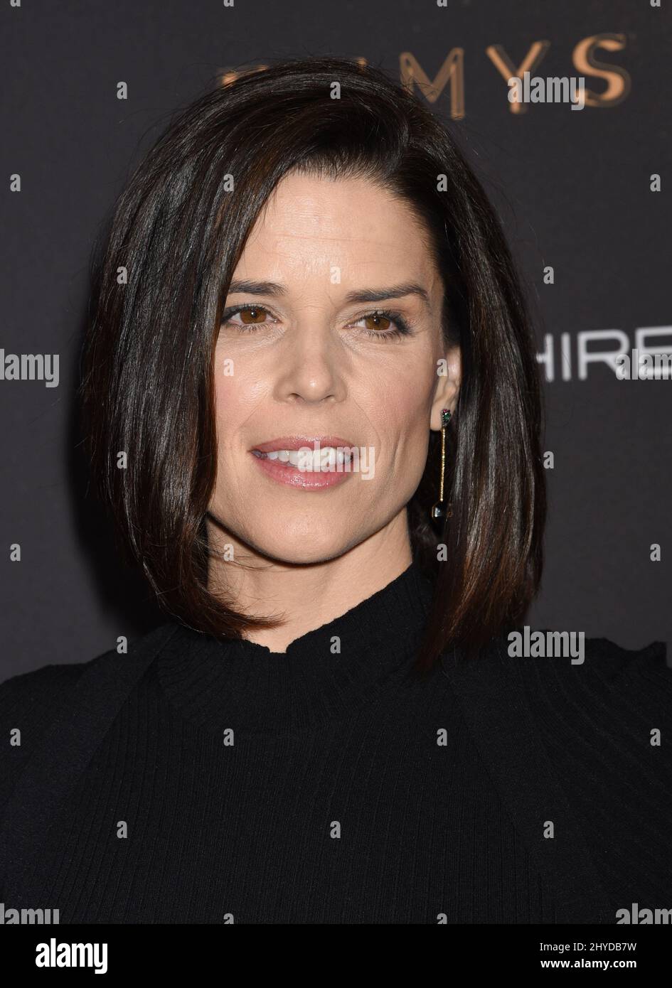 Neve Campbell attending the 69th Emmy Awards Nominated Performers ...