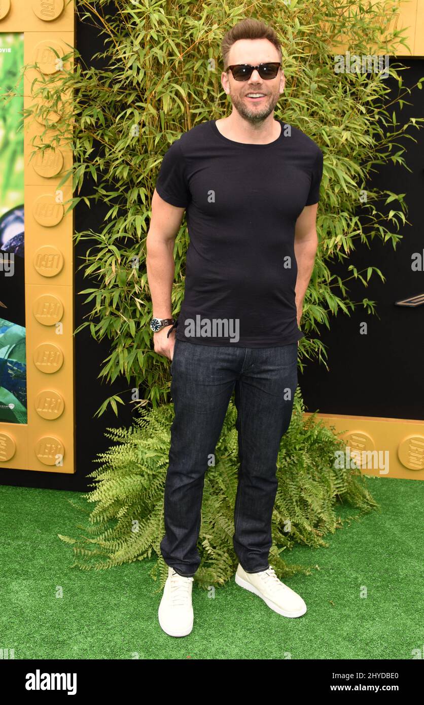 Joel McHale arriving for 'The Lego Ninjago Movie' World Premiere held ...