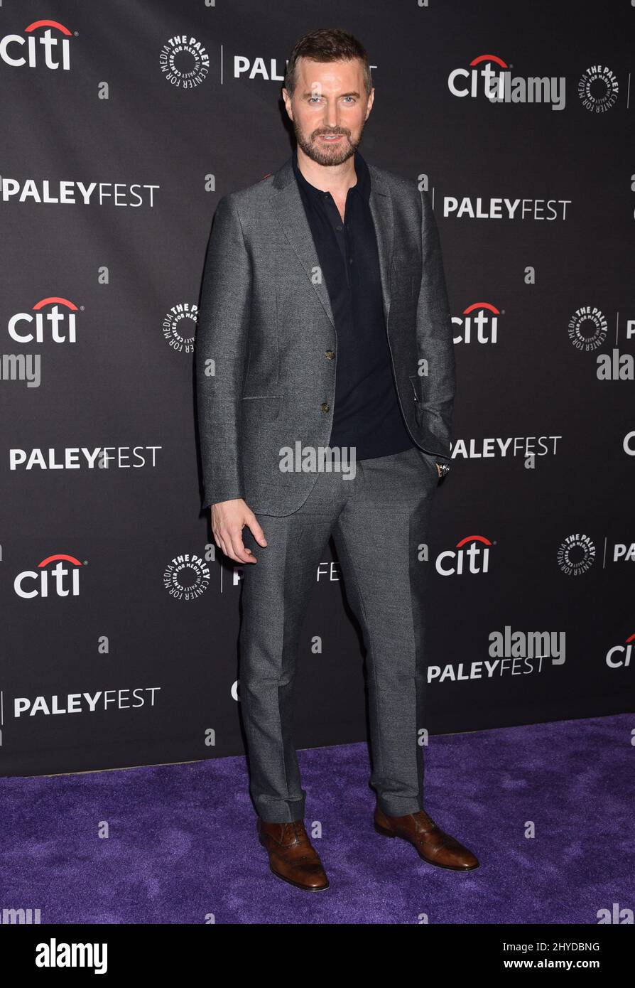 Richard Armitage arriving for the 'Berlin Station' - PaleyFest Fall ...