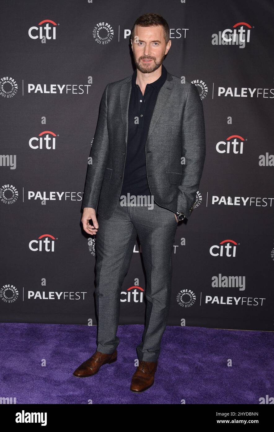 Richard Armitage arriving for the 'Berlin Station' - PaleyFest Fall ...