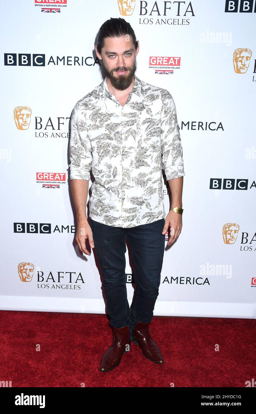 Tom Payne arriving for the BAFTA TV Tea Party 2017 held at the Beverly ...