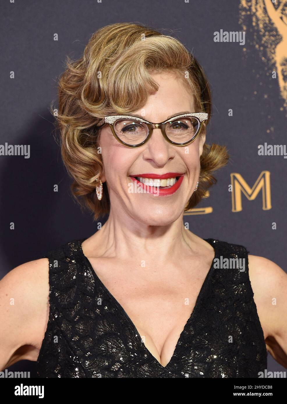 Jackie Hoffman arriving at the 69th Emmy Awards held at the Microsoft ...