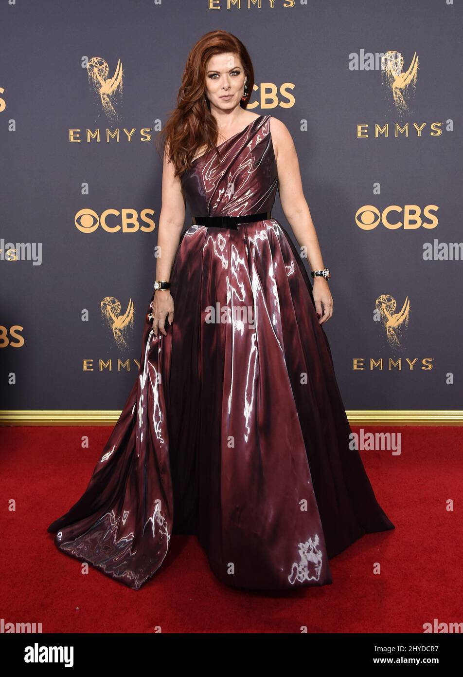 Debra Messing attending the 69th Emmy Awards held at the Microsoft ...