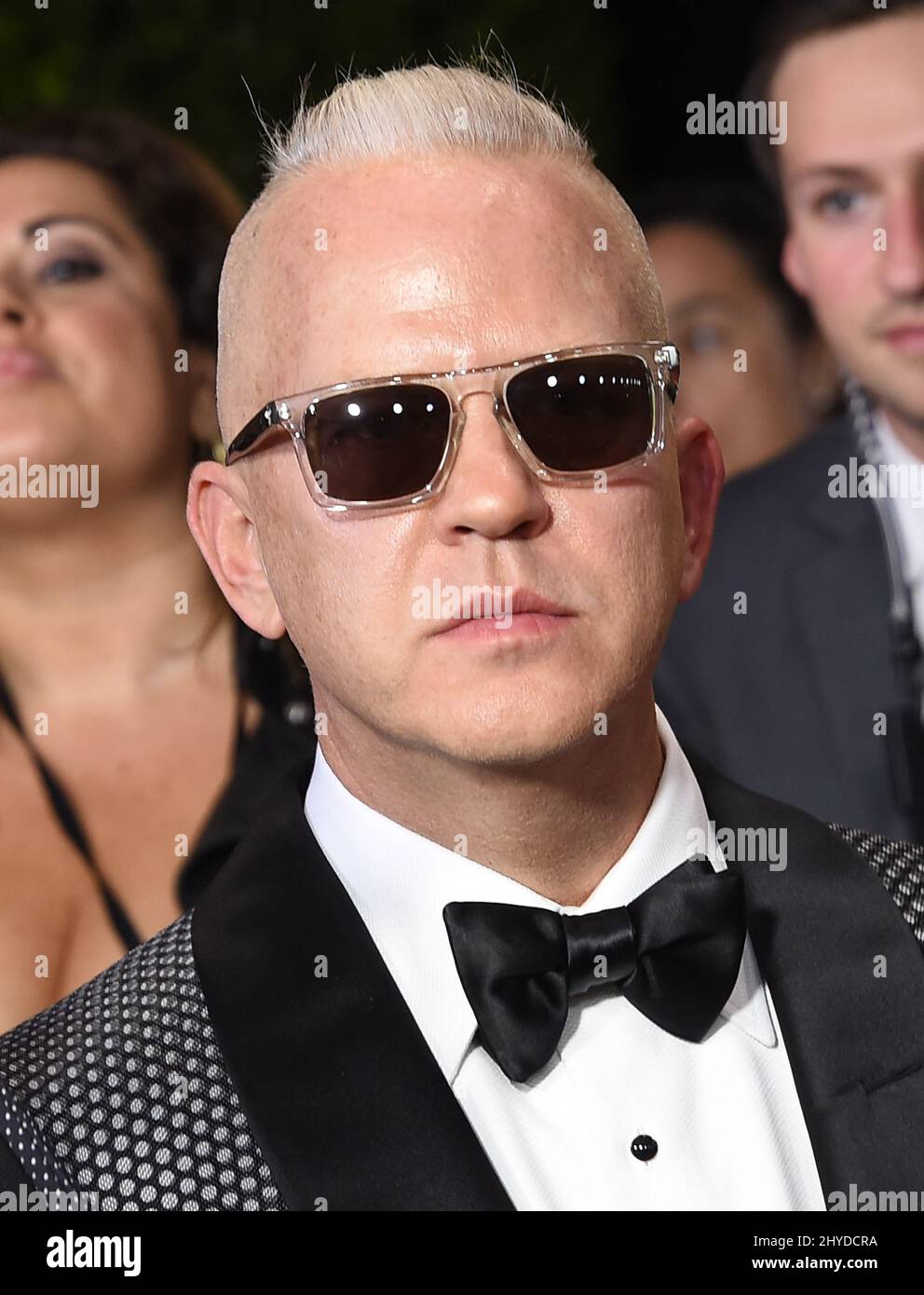 Ryan Murphy and David Miller arriving at the 69th Emmy Awards held at ...