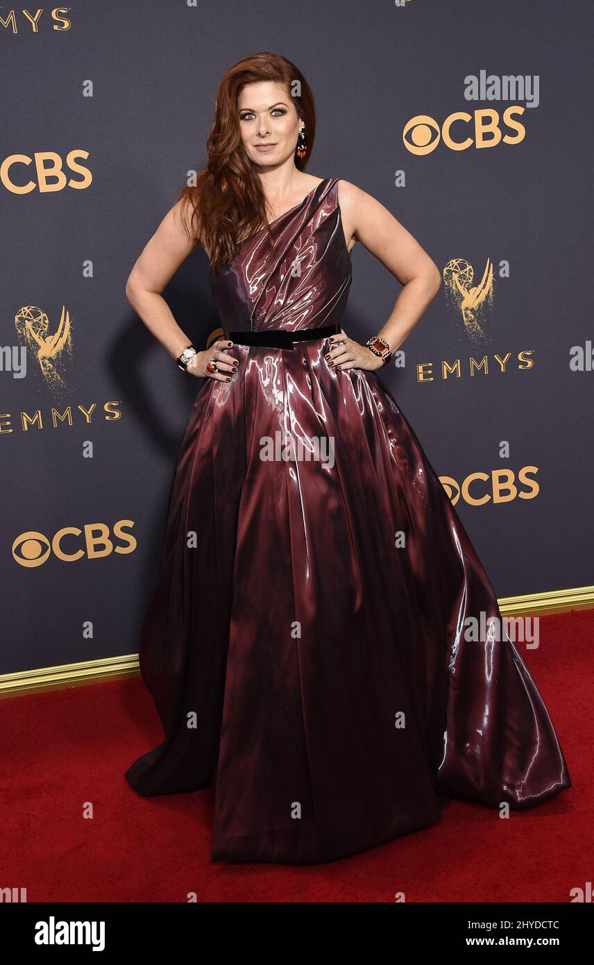 Debra Messing attending the 69th Emmy Awards held at the Microsoft ...