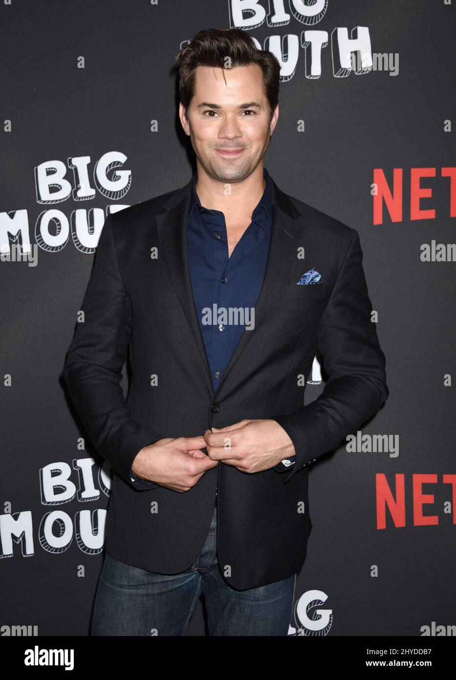 Andrew Rannells 'Big Mouth' Premiere Party held at the Line Hotel Stock ...