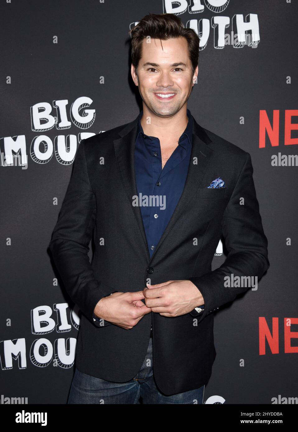 Andrew Rannells 'Big Mouth' Premiere Party held at the Line Hotel Stock ...
