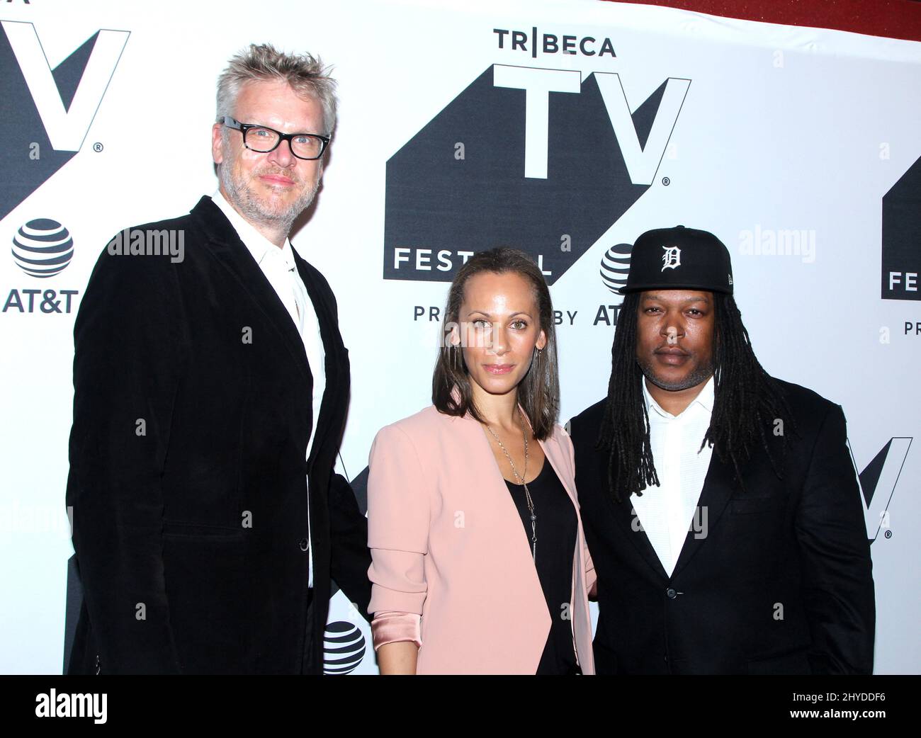 Jon Sinclair, Keayr Braxton & Shaka Senghor attending the Tribeca TV ...