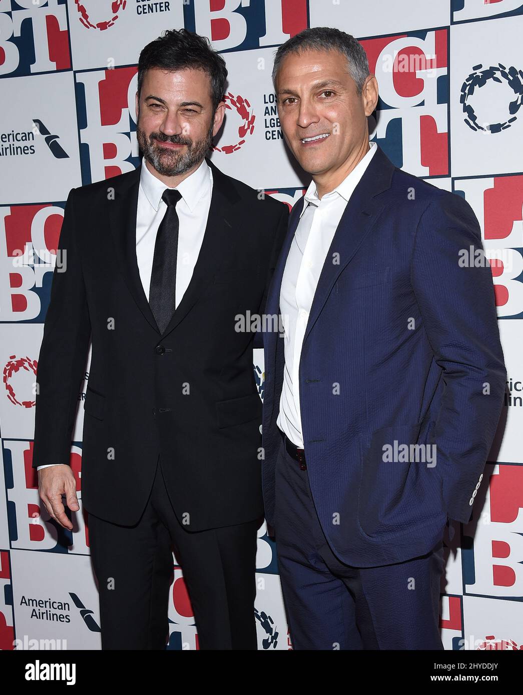 Jimmy Kimmel and Ariel Emanuel attending the LGBT Center's 48th Annual ...