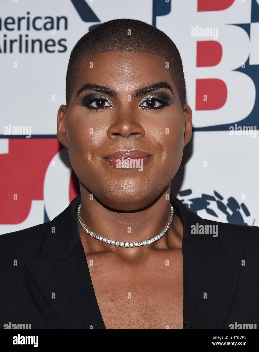 EJ Johnson attending the LGBT Center's 48th Annual Gala Vanguard Awards ...