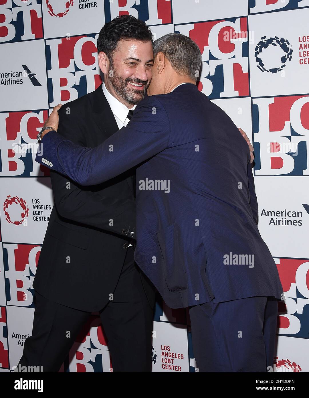 Jimmy Kimmel and Ariel Emanuel attending the LGBT Center's 48th Annual ...