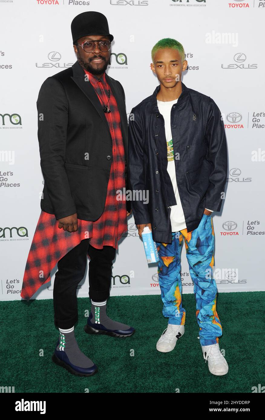 Will.i.am and Jaden Smith attending the 27th Annual Environmental Media ...