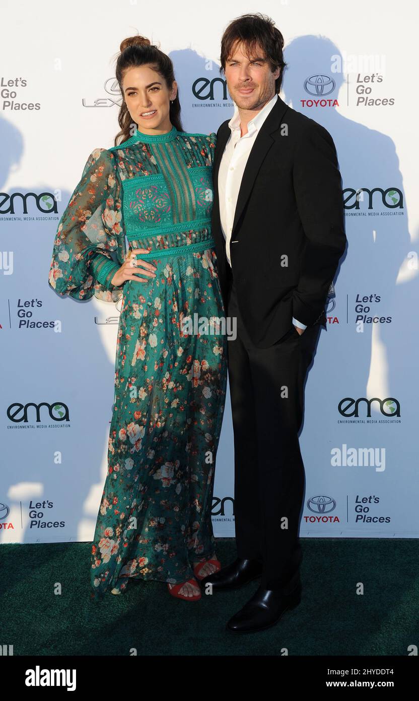 Nikki Reed and Eric Somerhalder attending the 27th Annual Environmental ...