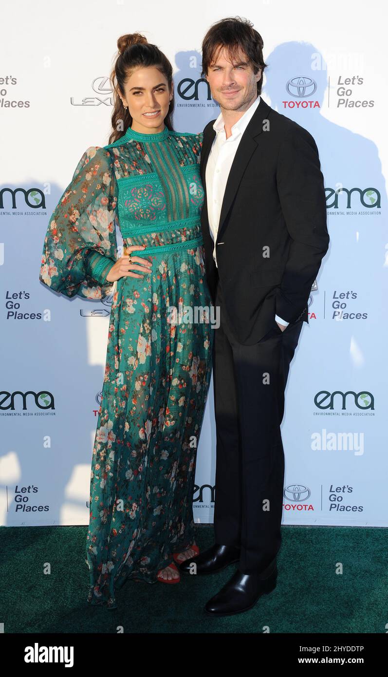 Nikki Reed and Eric Somerhalder attending the 27th Annual Environmental ...