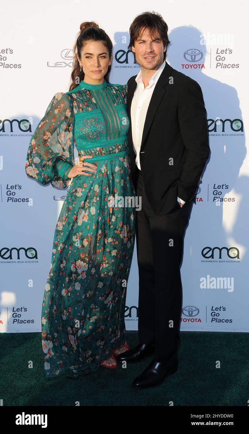 Nikki Reed and Eric Somerhalder attending the 27th Annual Environmental ...