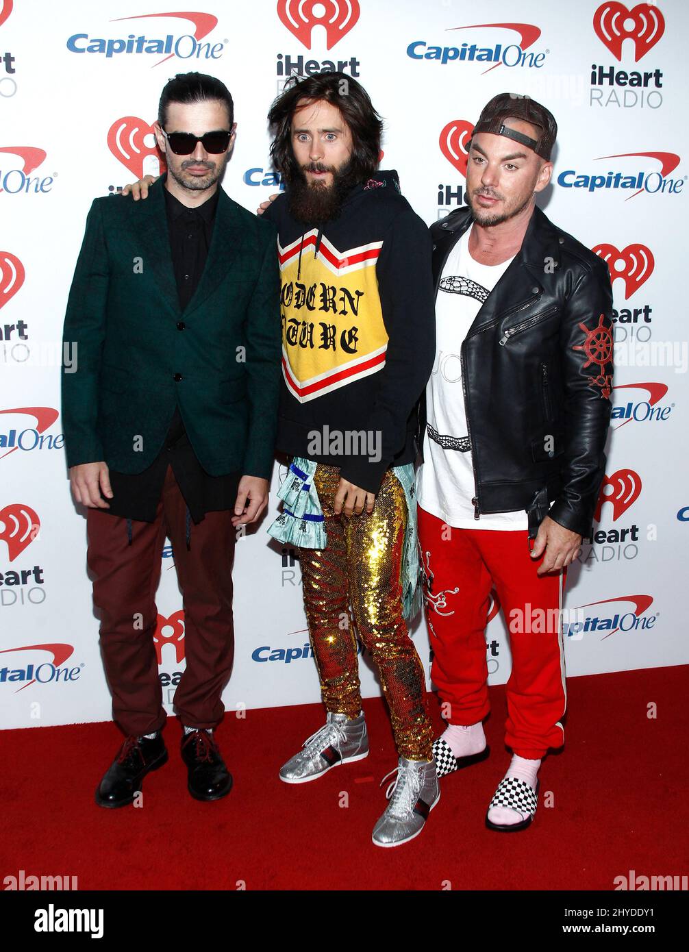 Thirty Seconds to Mars attending the 2017 iHeart Music Festival held at ...