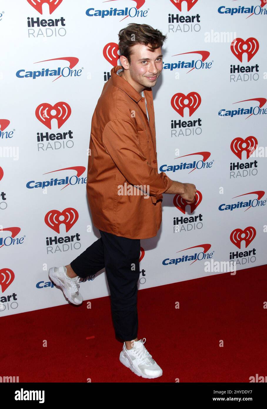 Flume, Harley Streten attending the 2017 iHeart Music Festival held at ...