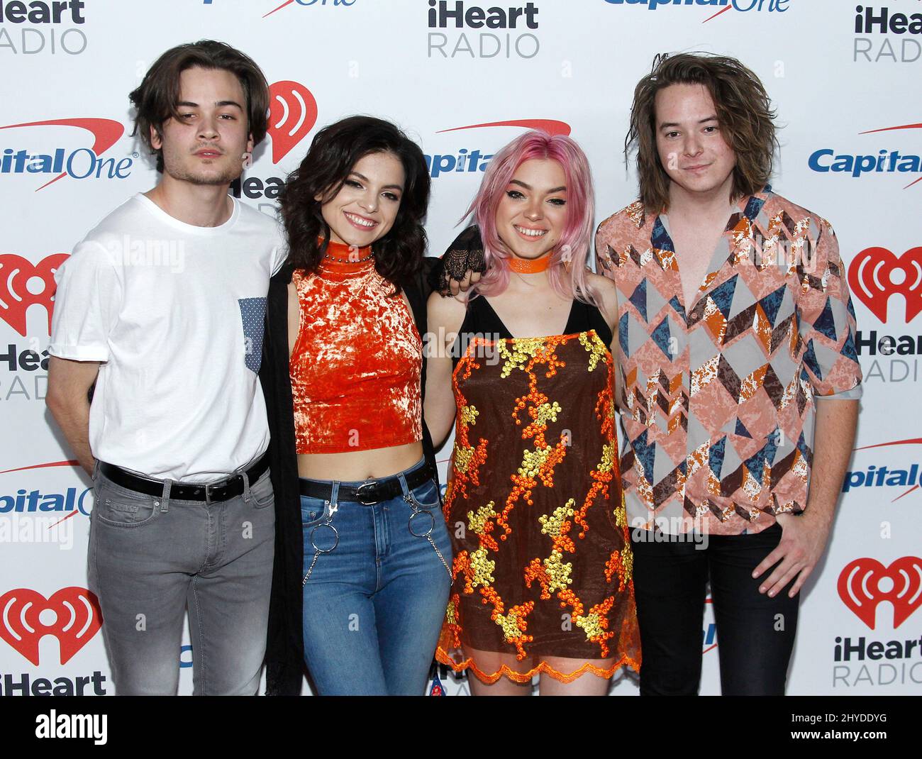 Hey Violet Attending The 2017 Iheart Music Festival Held At The T