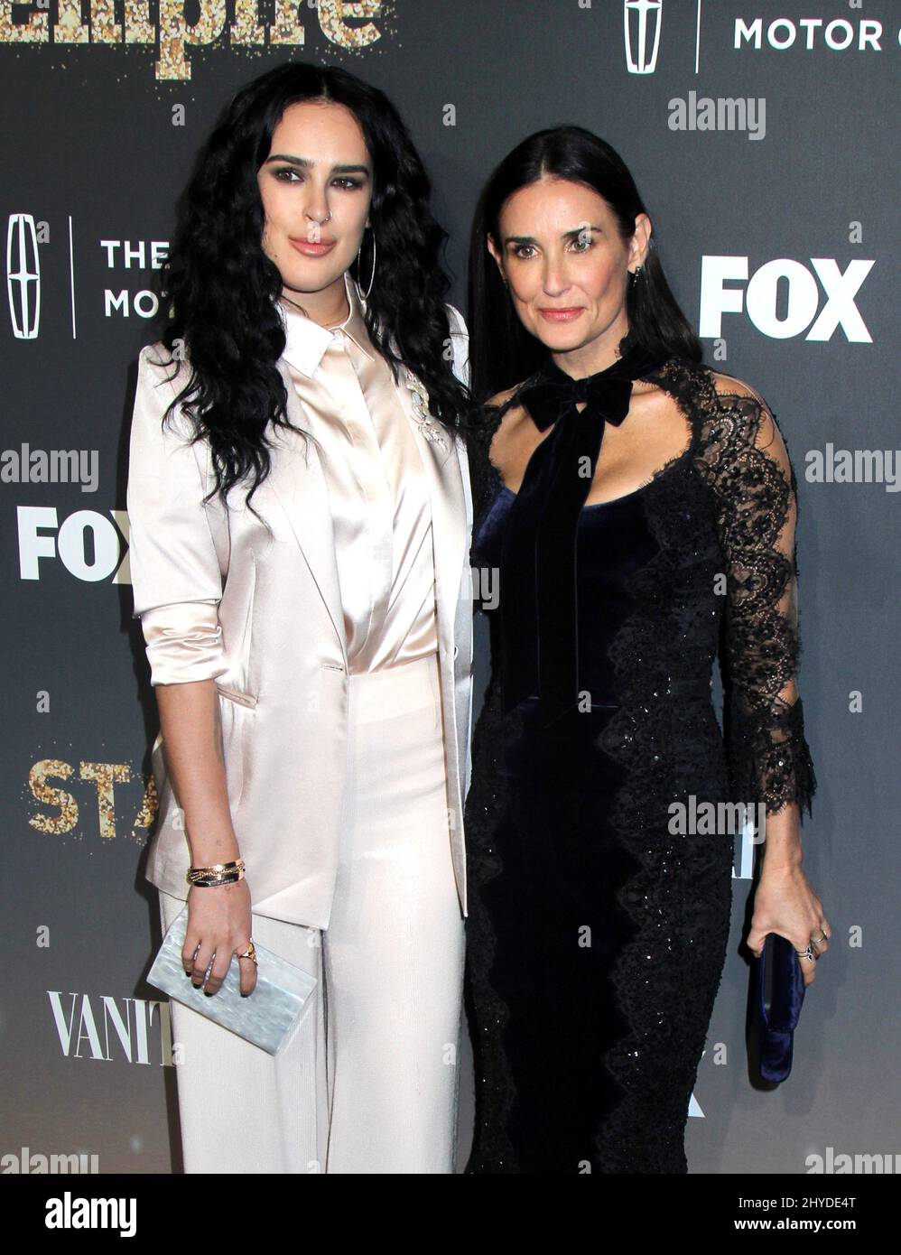 Rumer Willis & Demi Moore attending the 'Empire' & 'Star' Premiere ...