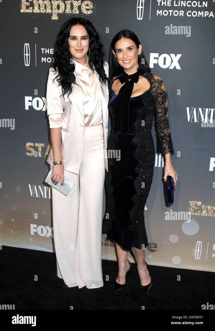Rumer Willis & Demi Moore attending the 'Empire' & 'Star' Premiere ...