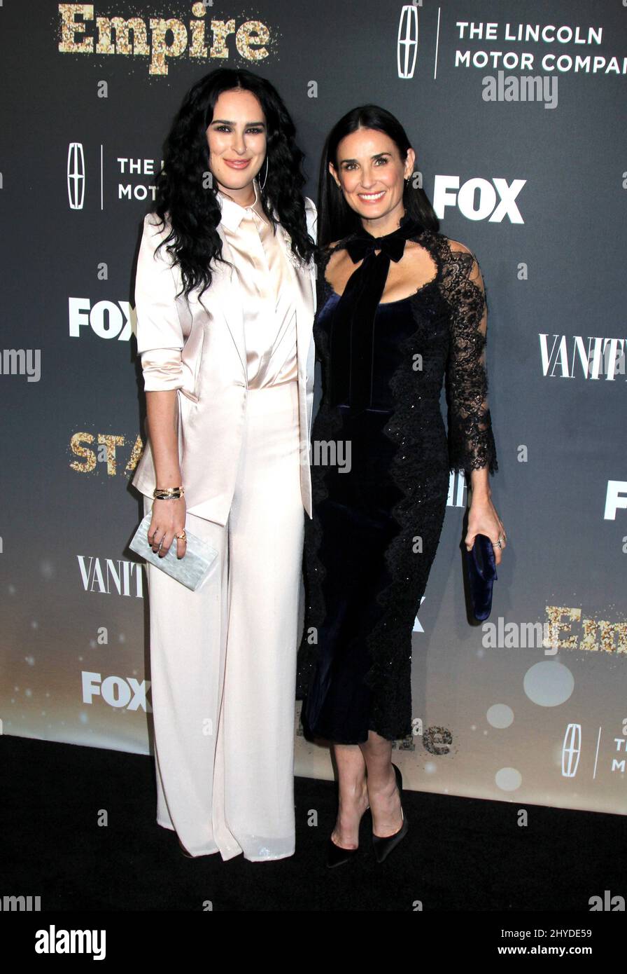 Rumer Willis & Demi Moore attending the 'Empire' & 'Star' Premiere ...