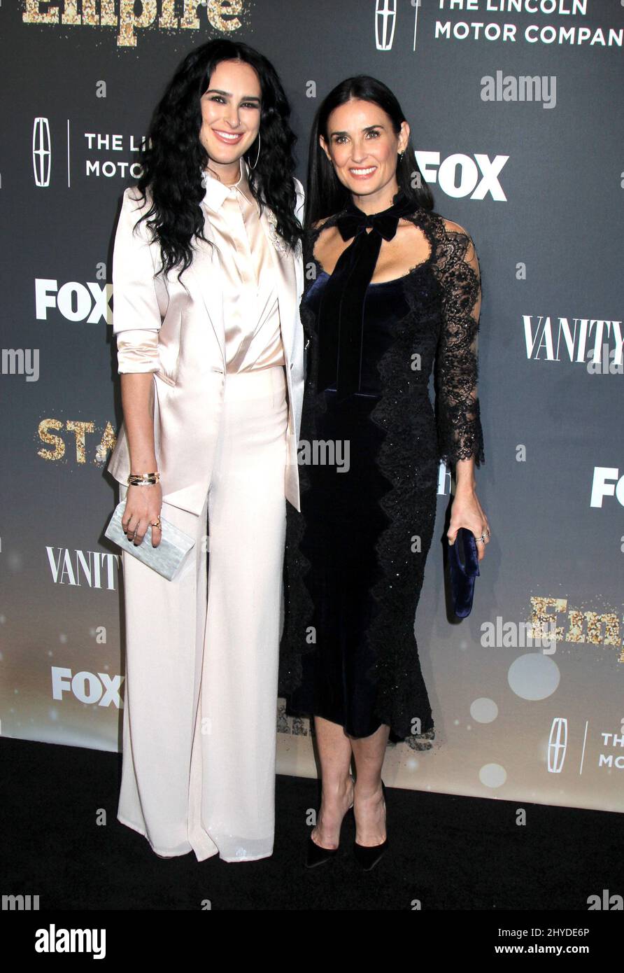 Rumer Willis & Demi Moore attending the 'Empire' & 'Star' Premiere ...