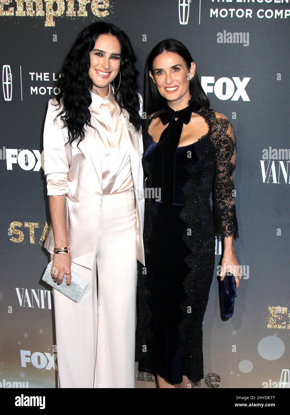 Rumer Willis & Demi Moore attending the 'Empire' & 'Star' Premiere ...