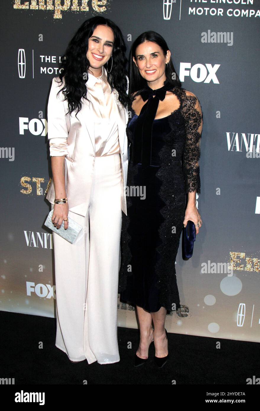 Rumer Willis & Demi Moore attending the 'Empire' & 'Star' Premiere ...